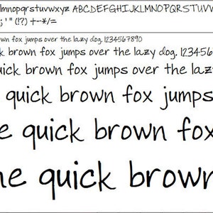 Custom Handwriting Font - Etsy