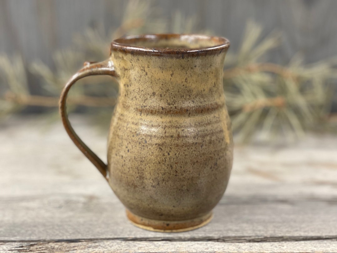 Pottery Mug, Pottery Mug Handmade, Pottery Latte Mug, Coffee Mug ...