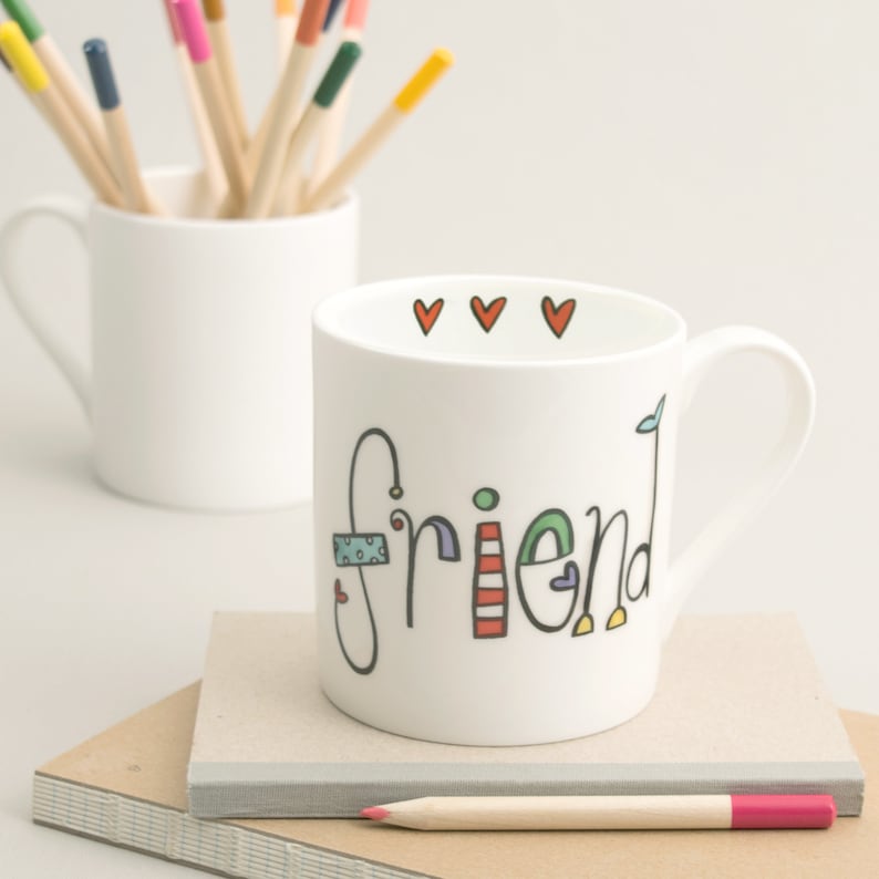 Personalised Friend Mug - Etsy UK