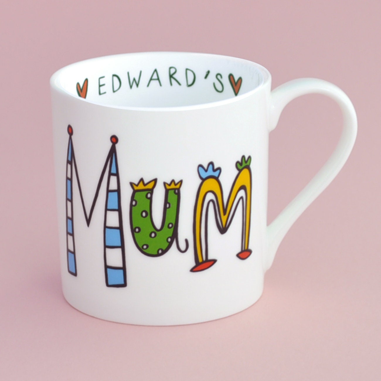 Mum Mug Can be personalised with any name Fine bone china | Etsy