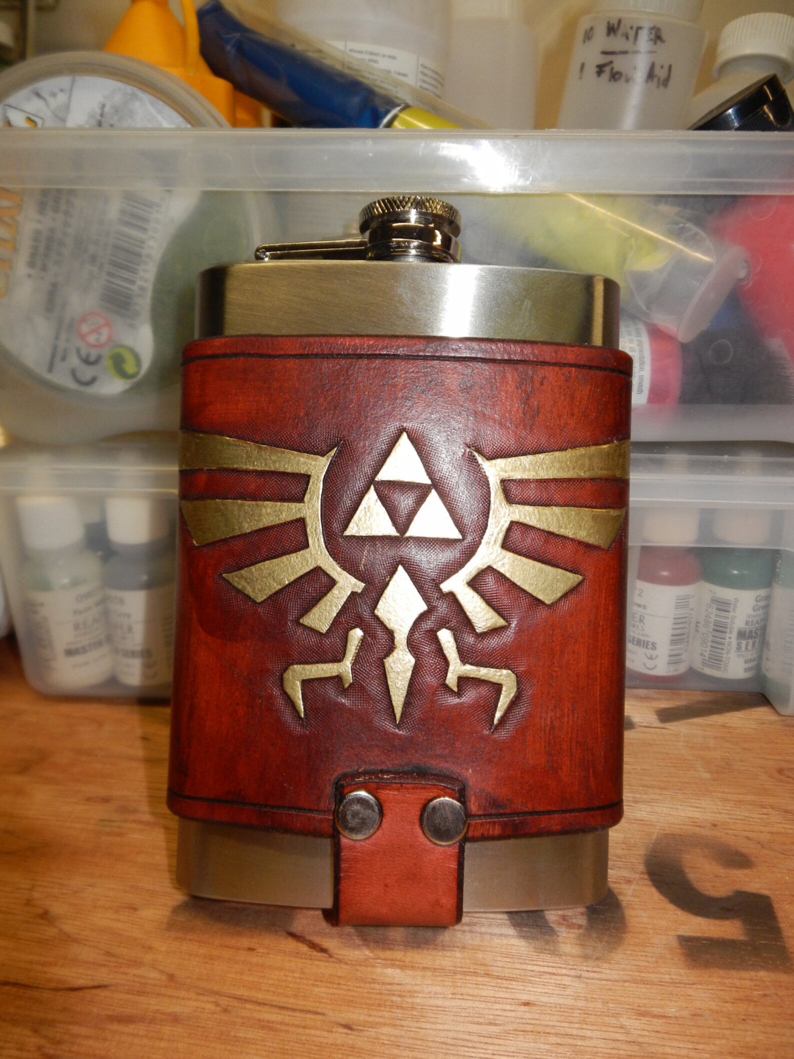 Legend of Zelda 8oz Hip Flask Holder With Flask - Etsy