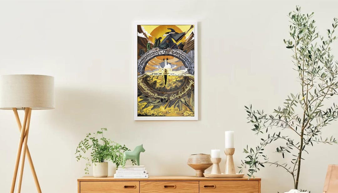 Lord of the Rings - Over the Bridge - Fan Art / Poster / Wall Art ...