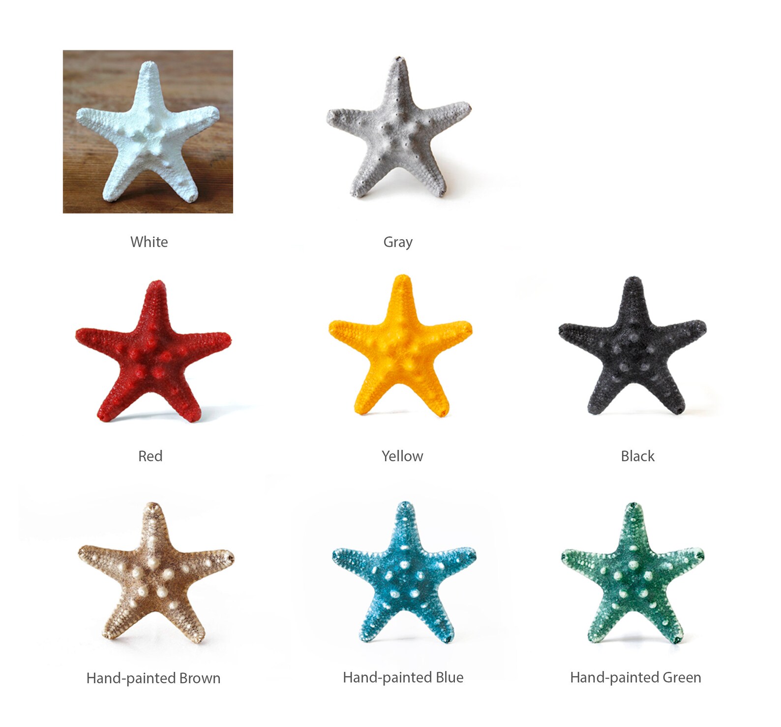Starfish Cabinet Beach House Cupboard Knobs Drawer Knobs Decor - Etsy