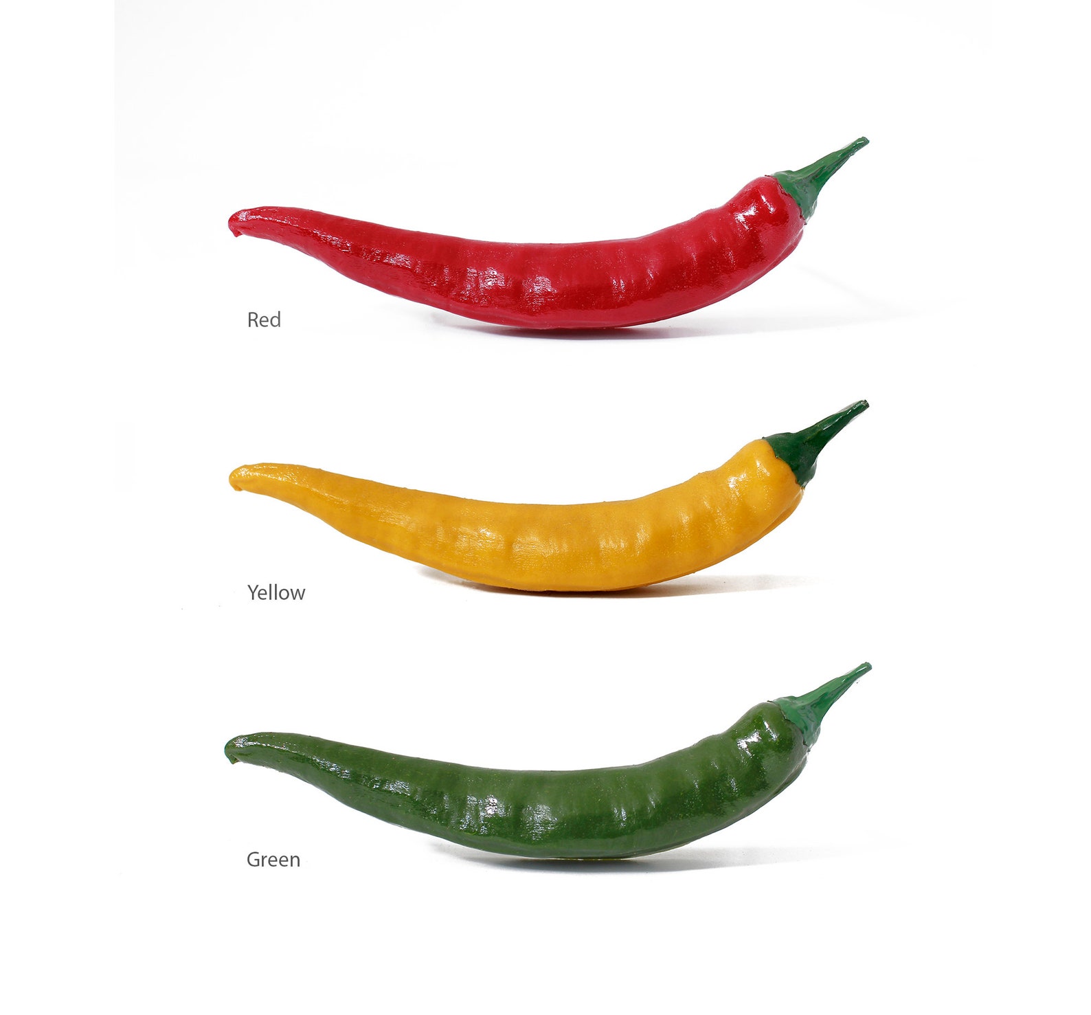 Large Chili Pepper Decor Kitchen Knobs Red Knobs Cupboard Pulls Cabinet ...