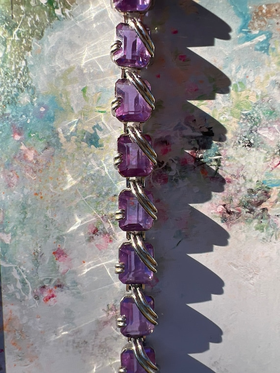 1990s Nolan Miller Dynasty Collection Pink and Black … - Gem