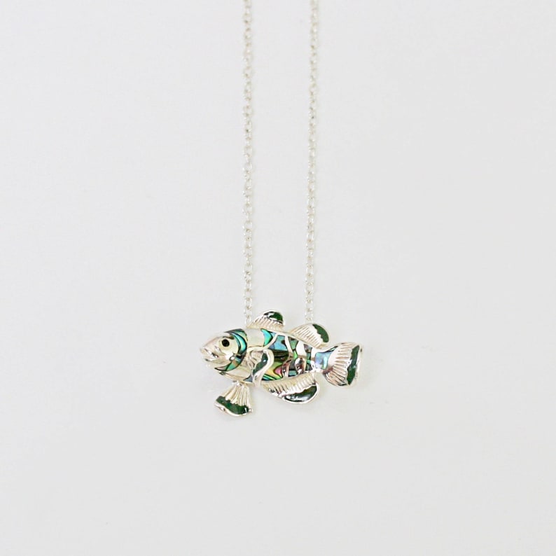 Colorful and Playful 'clownfish Pendant Necklace', Handcrafted From ...