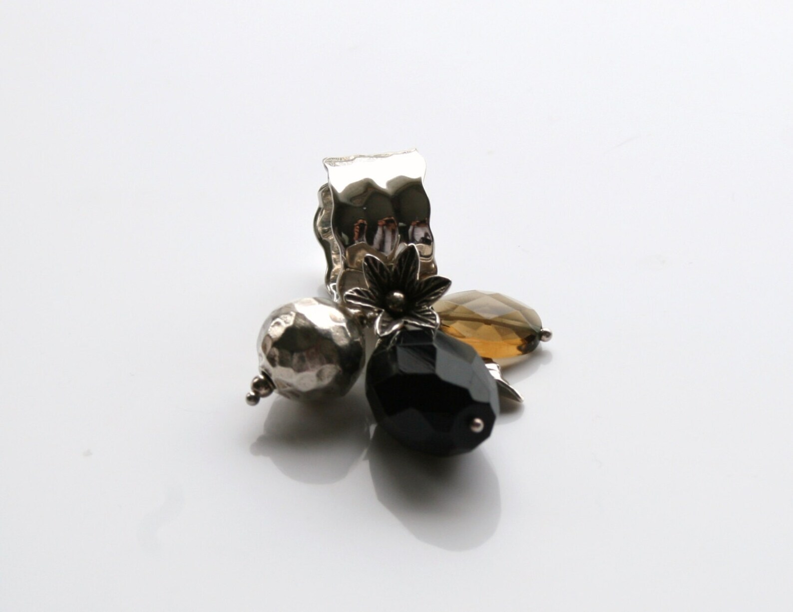 Whimsical Silver Statement Ring With Artistic Movement of - Etsy