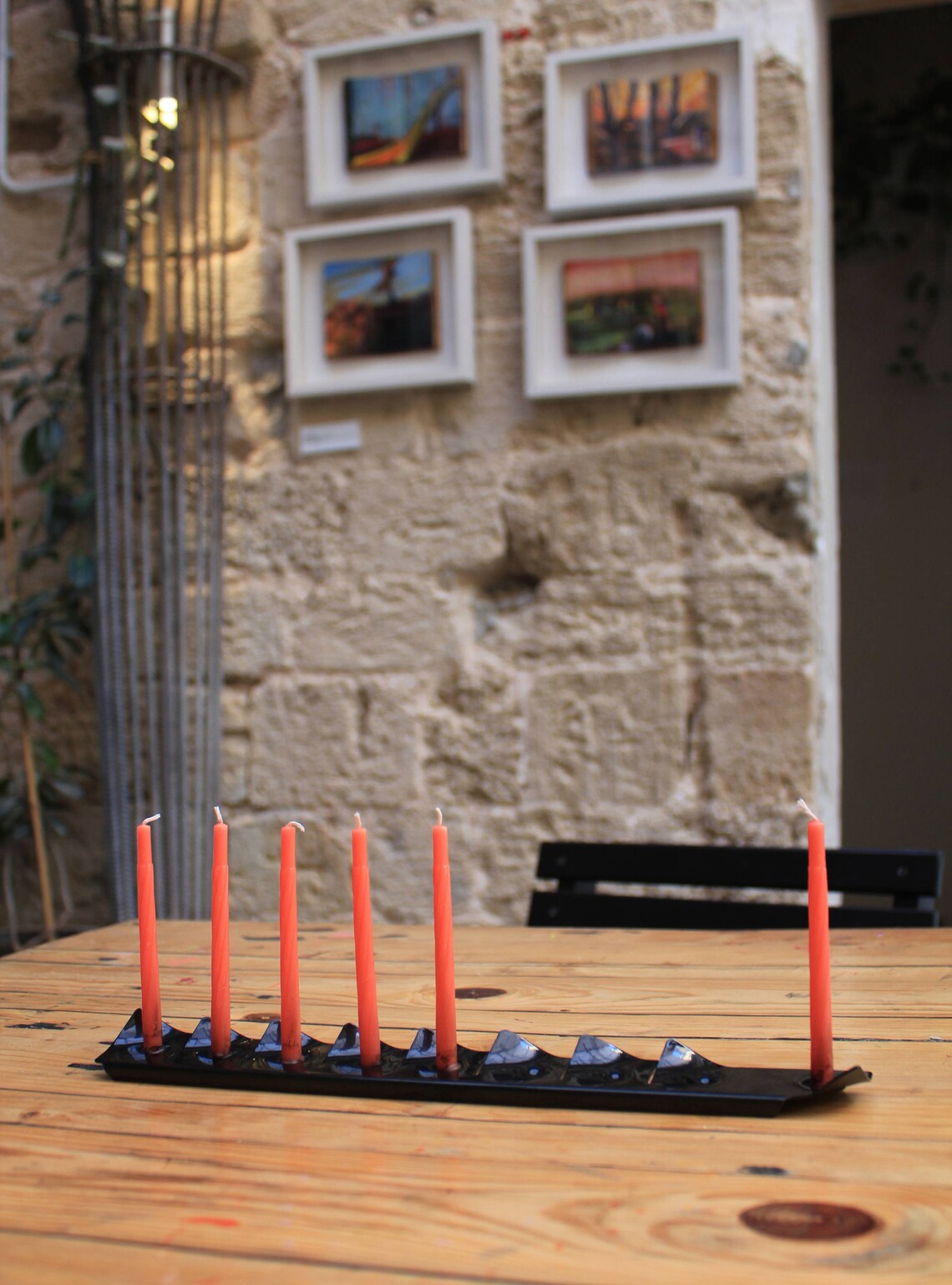 Metal Folded Menorah - Etsy