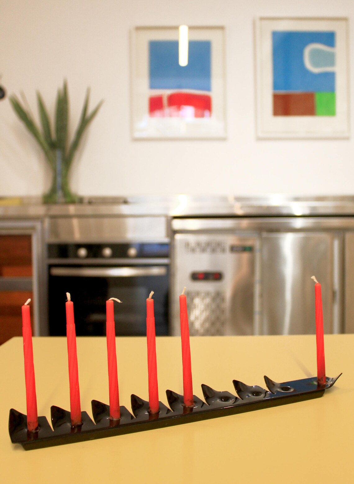 Metal Folded Menorah - Etsy