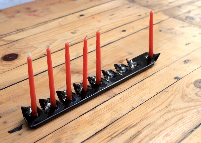 Metal Folded Menorah - Etsy