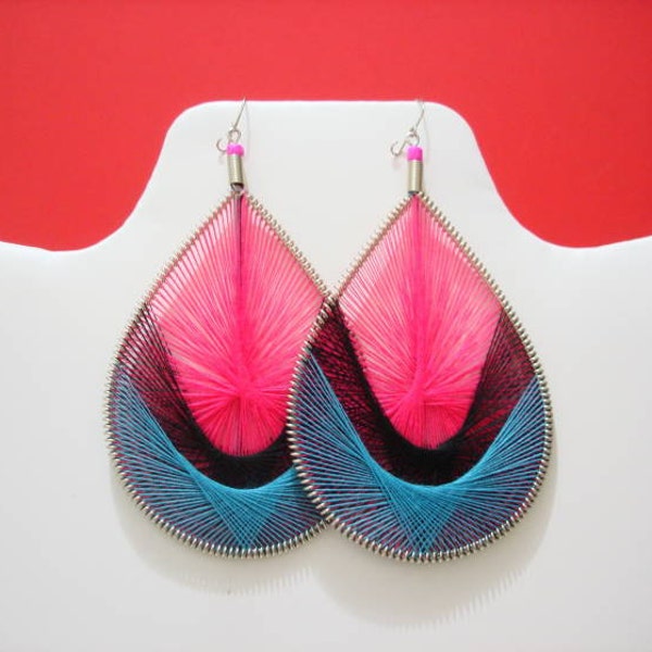 Thread Earrings - Etsy