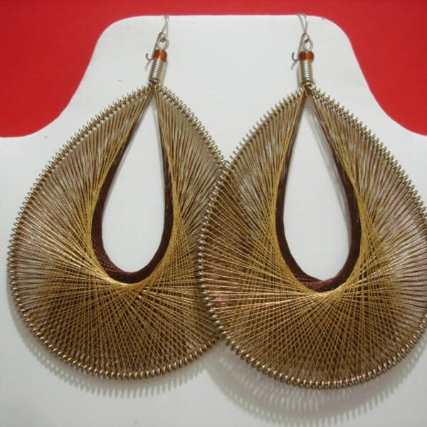 Thread Earrings - Etsy