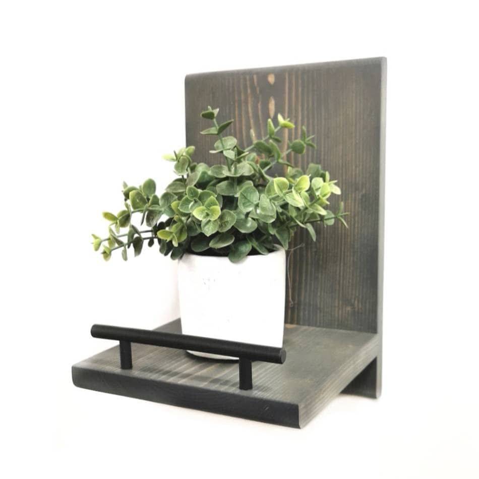 Wall Mounted Plant Shelf Accent Wall Shelves Modern Wall | Etsy Canada