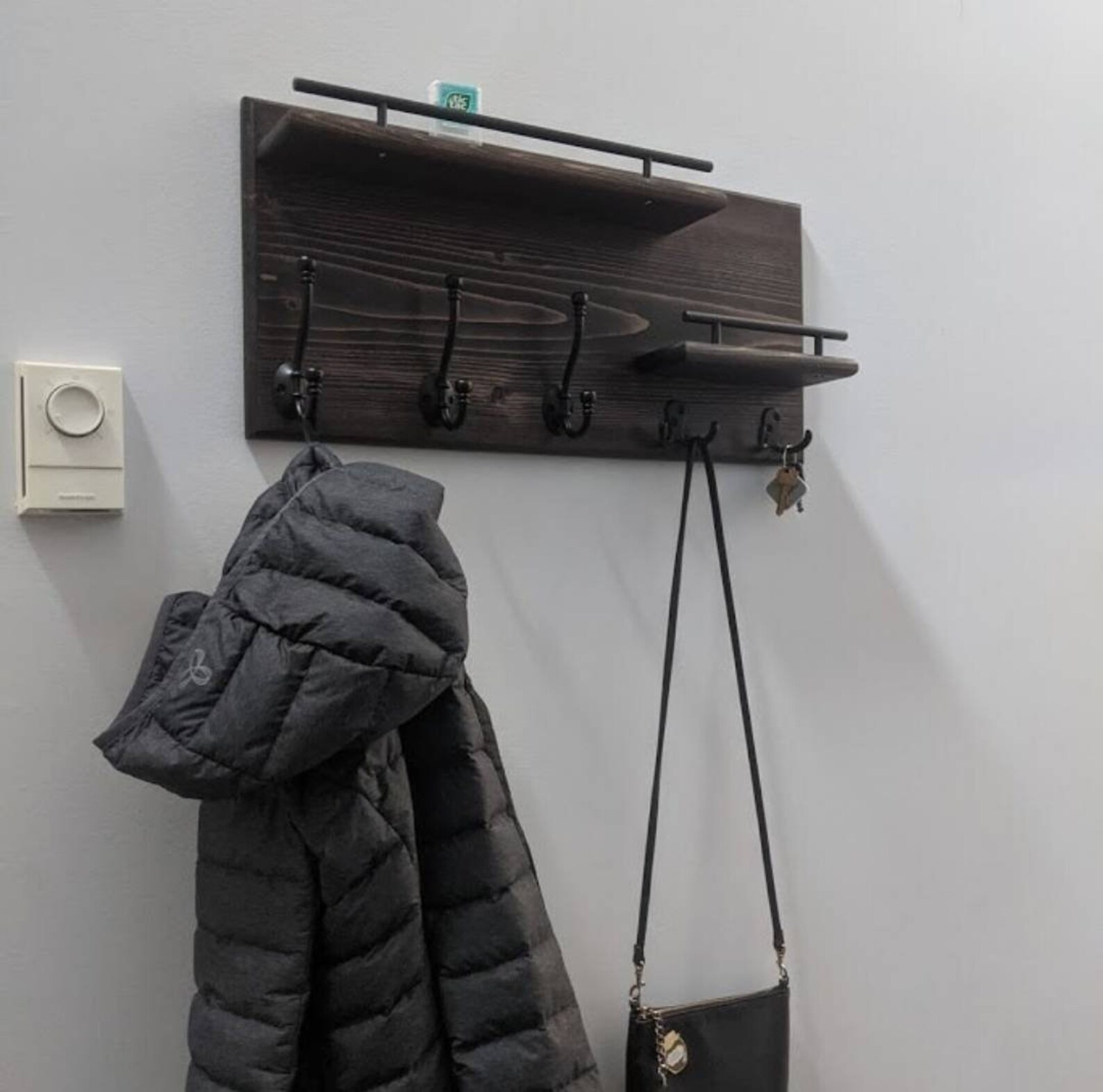 Modern Wooden Entryway Coat Rack Mudroom Storage Wall | Etsy