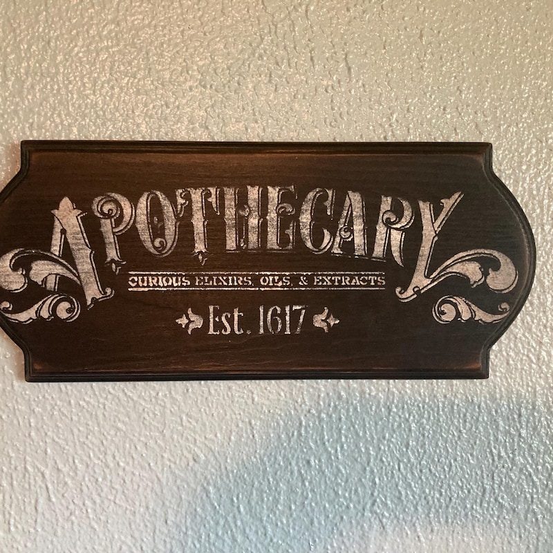 Apothecary Sign - Etsy