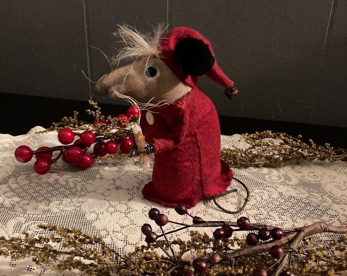 Primitive Timothy the Mouse Doll - Etsy