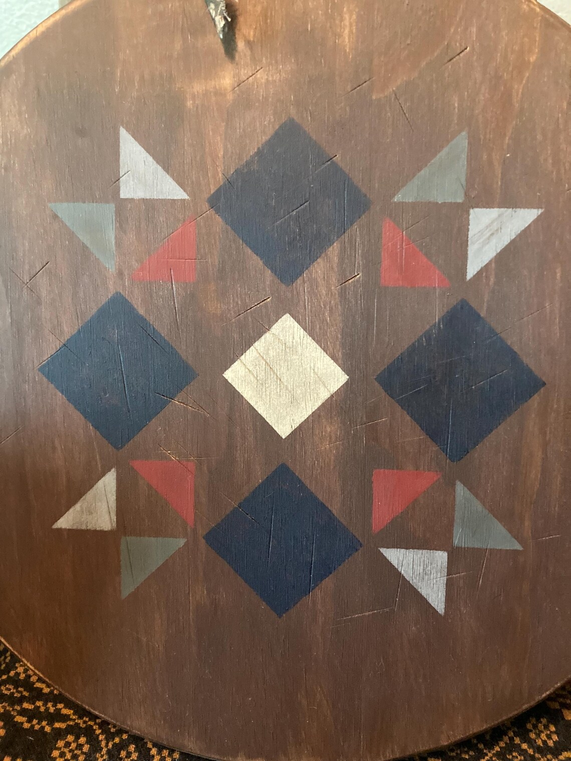 Primitive Wooden Quilt Square Breadboard - Etsy