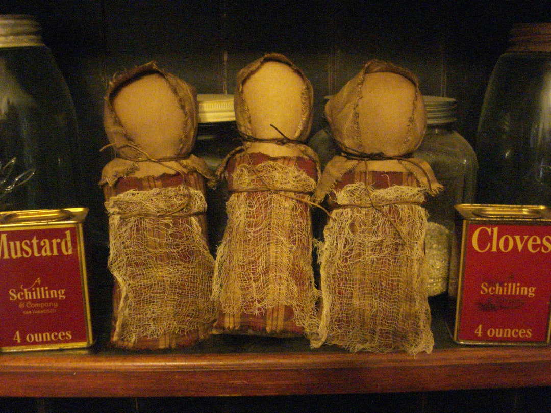 ONE Primitive Prairie Stump Doll - Etsy