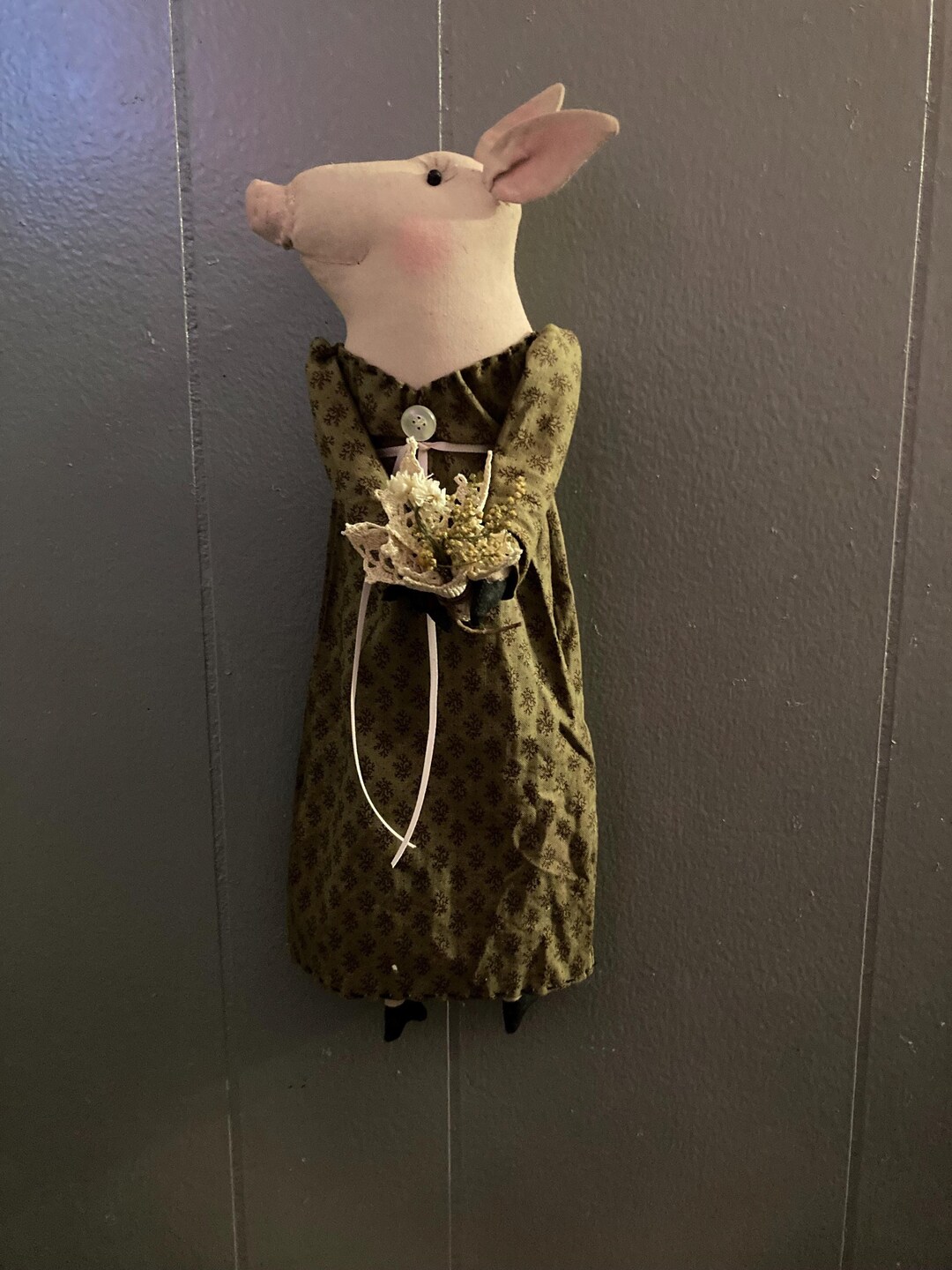 Primitive Persephone the Pig - Etsy
