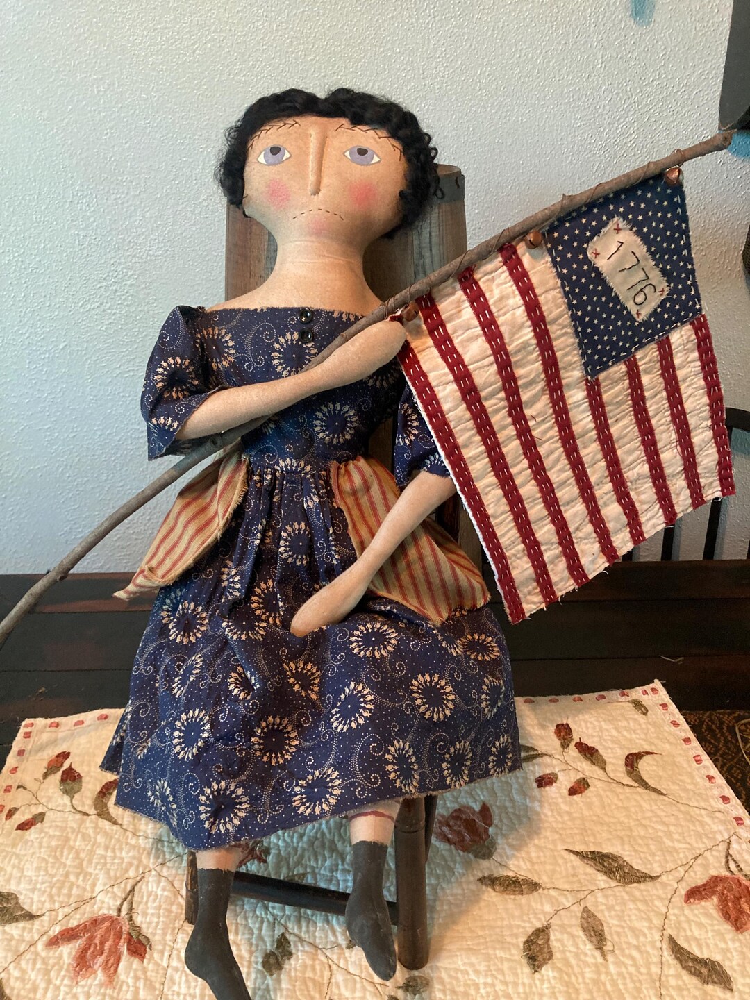 Primitive 27" Liberty Doll - Etsy