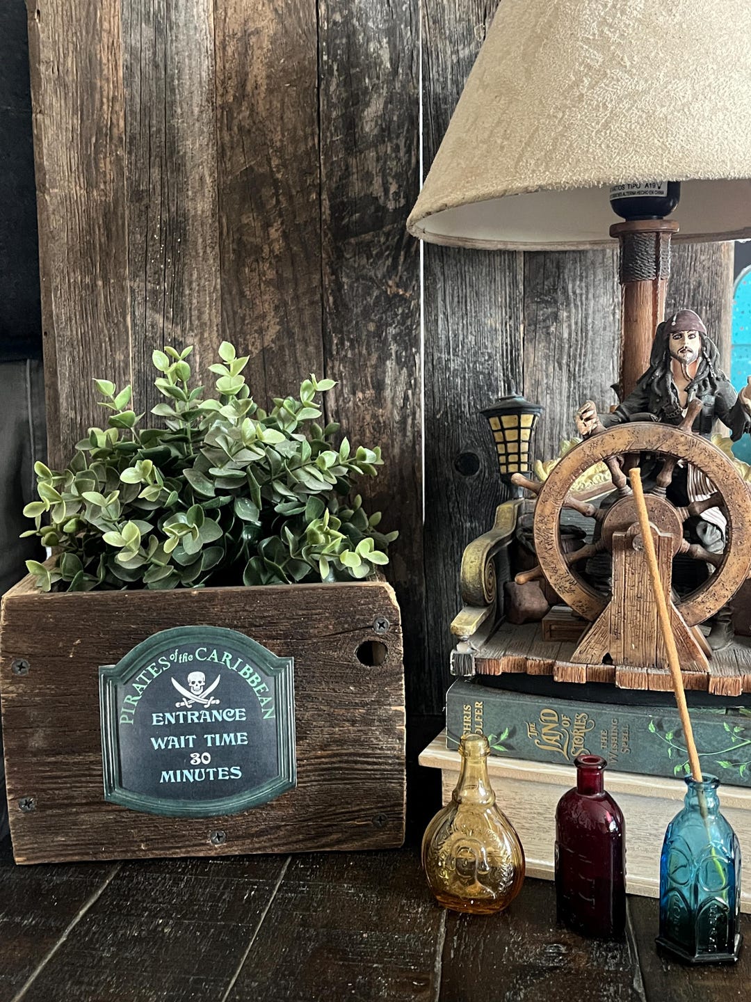 Pirates of the Caribbean Reclaimed Wood Crate: Disneyland Decor - Etsy