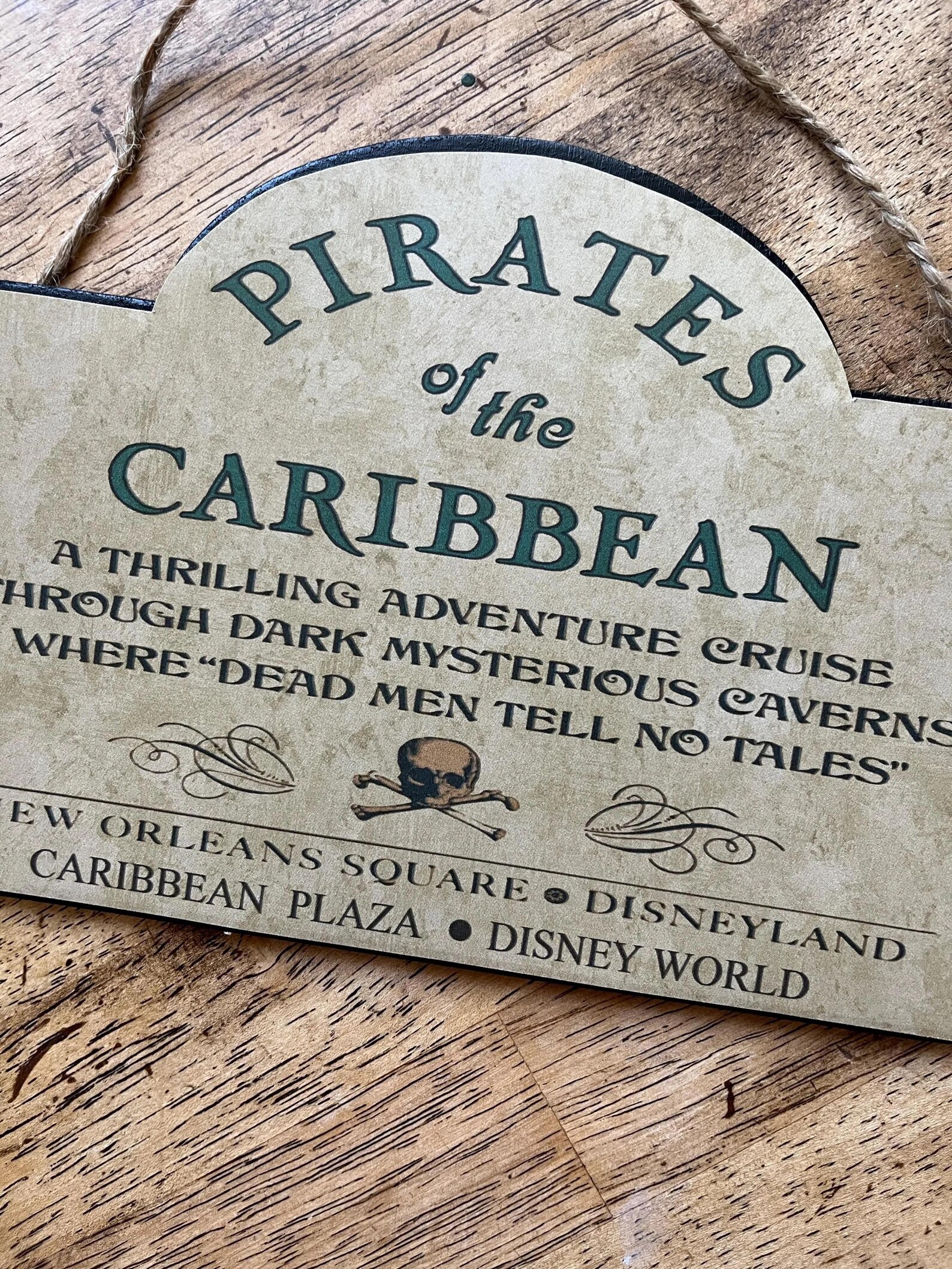 Pirates of the Caribbean Sign: Disneyland Home Decor, "we Want the ...