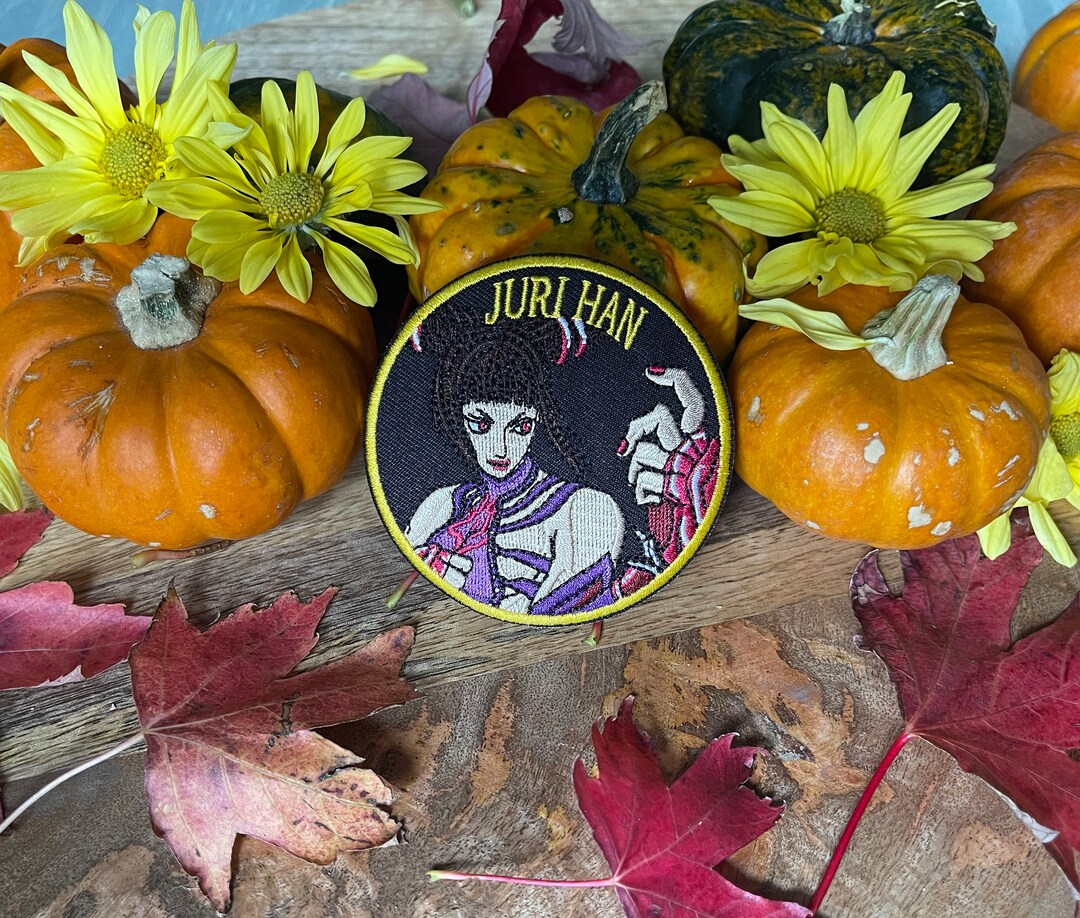 Juri Han - Retro Street Fighter II Style - 3 Inch Wide Iron on Patch - Etsy