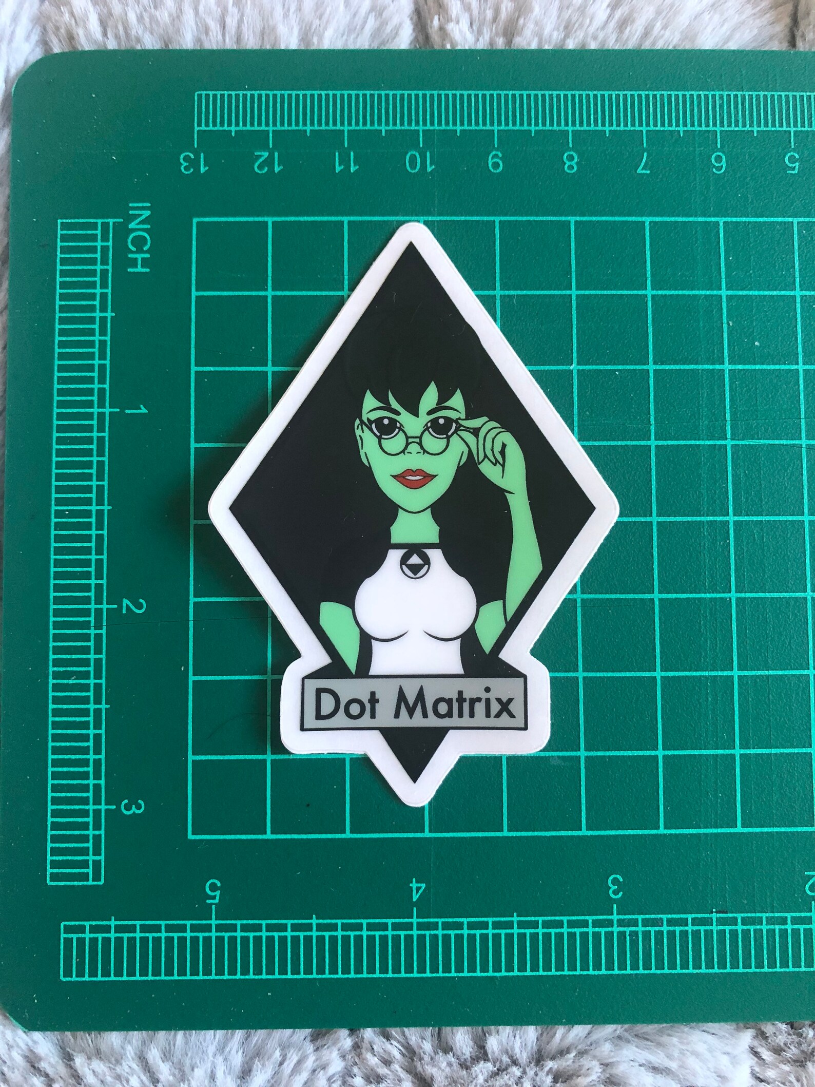 Reboot Dot Matrix Clear Vinyl Sticker | Etsy