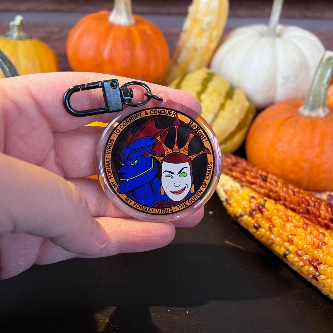 Reboot Hex and Megabyte Double Sided Single Design Acrylic Keychain ...