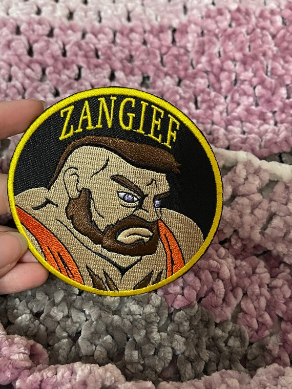 Zangief Retro Street Fighter 3.5 Inch Wide Iron on Patch - Etsy