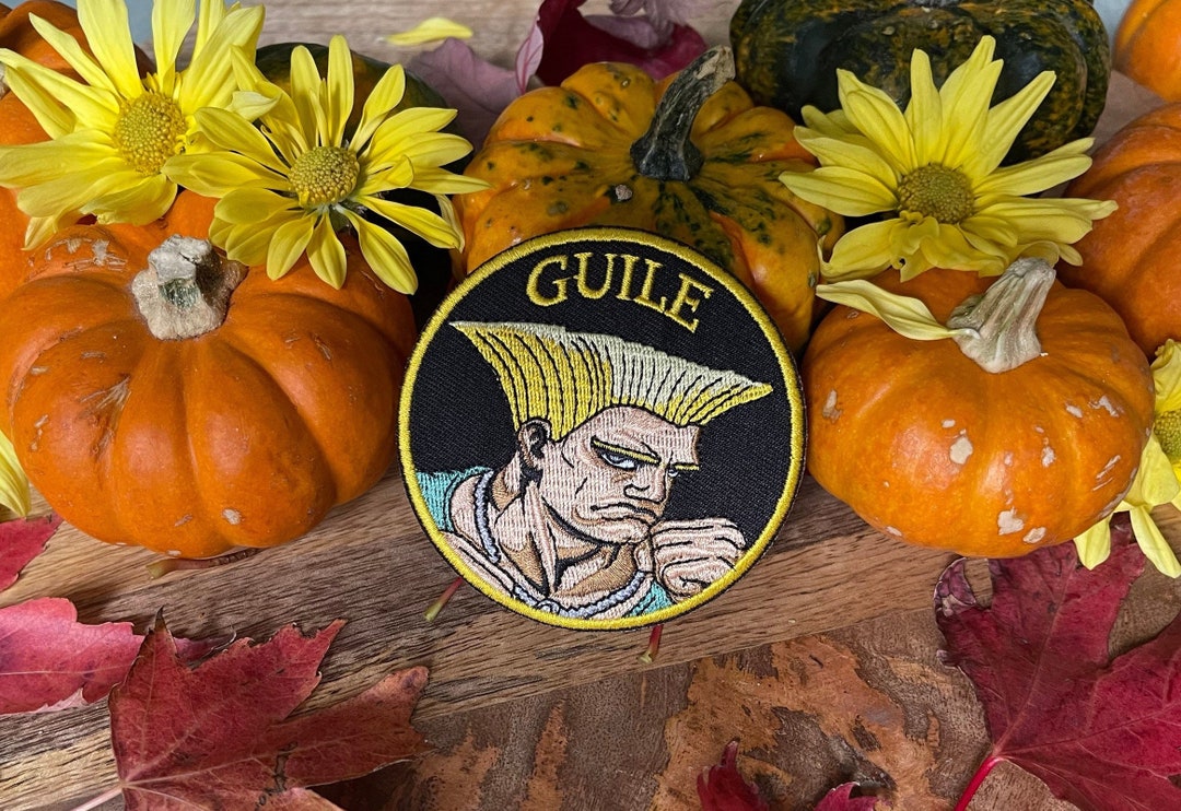 Guile - V.2 - Retro Street Fighter II - 3 Inch Wide Iron on Patch - Etsy
