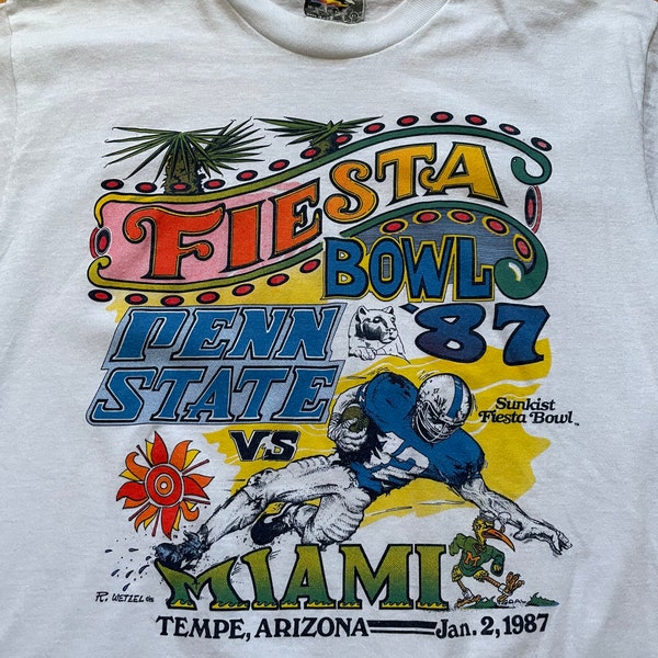 Penn State 1987 Fiesta Bowl - Etsy
