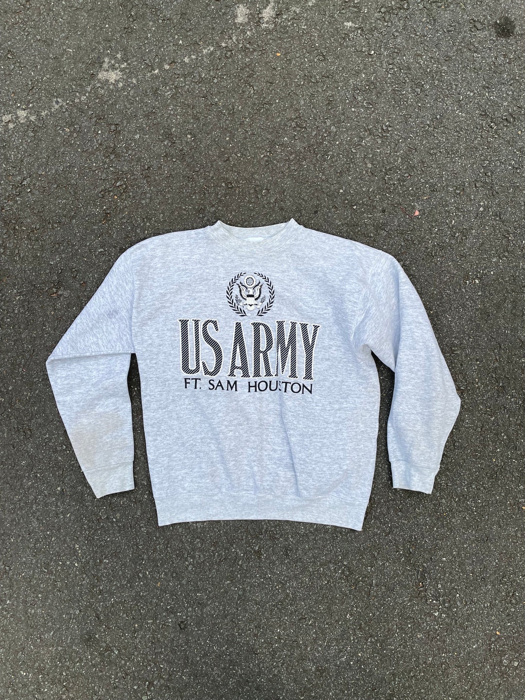 90s U.S. Army Sweatshirt Made in Usa Crewneck Sam Houston - Etsy