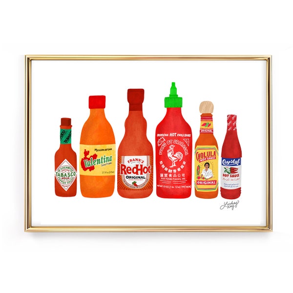 Hot Sauce Print - Etsy