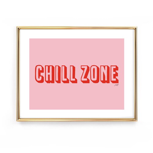 Chill Zone Art Print - Etsy