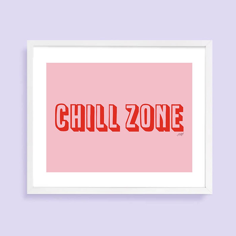 Chill Zone Art Print - Etsy