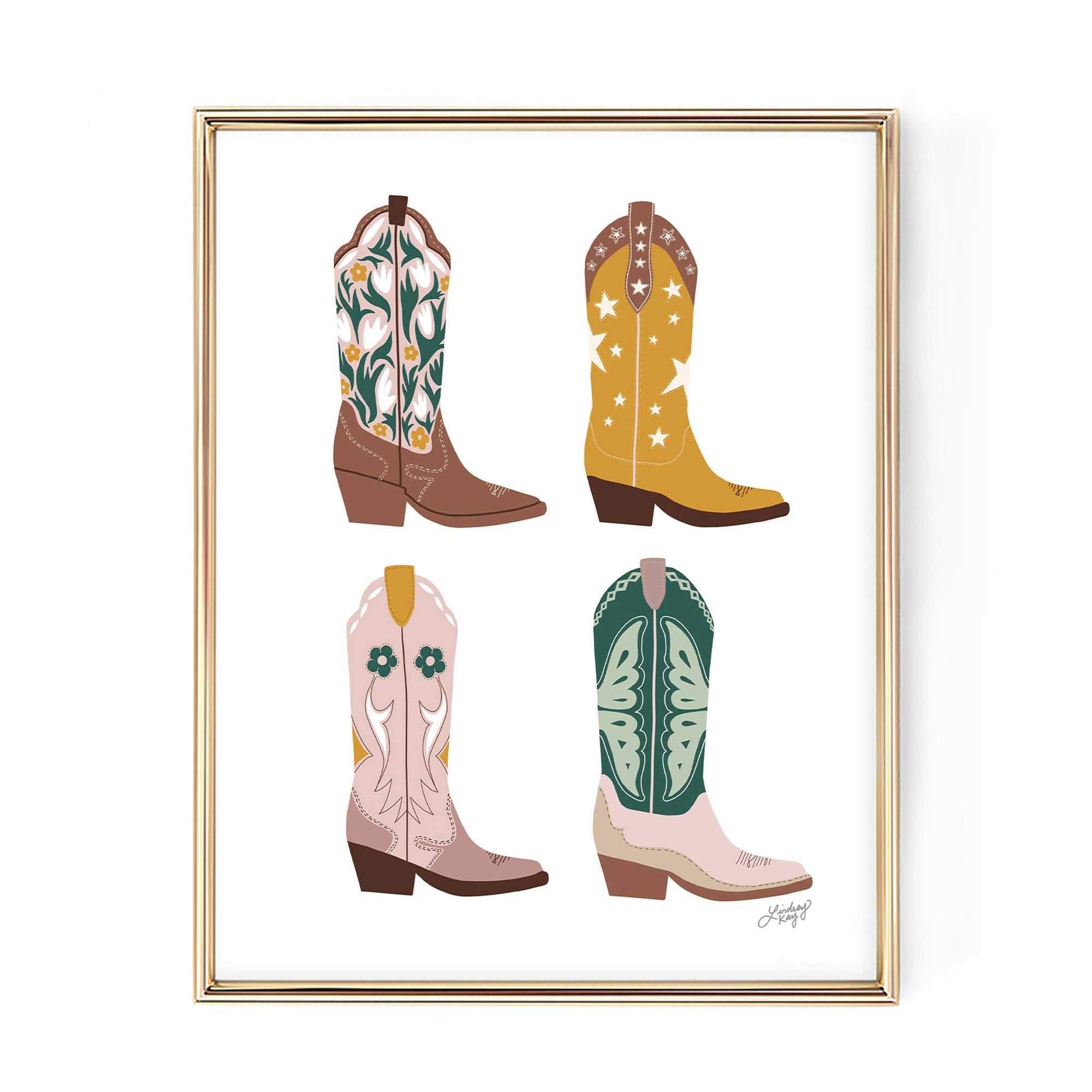 Cowboy Boot Illustration