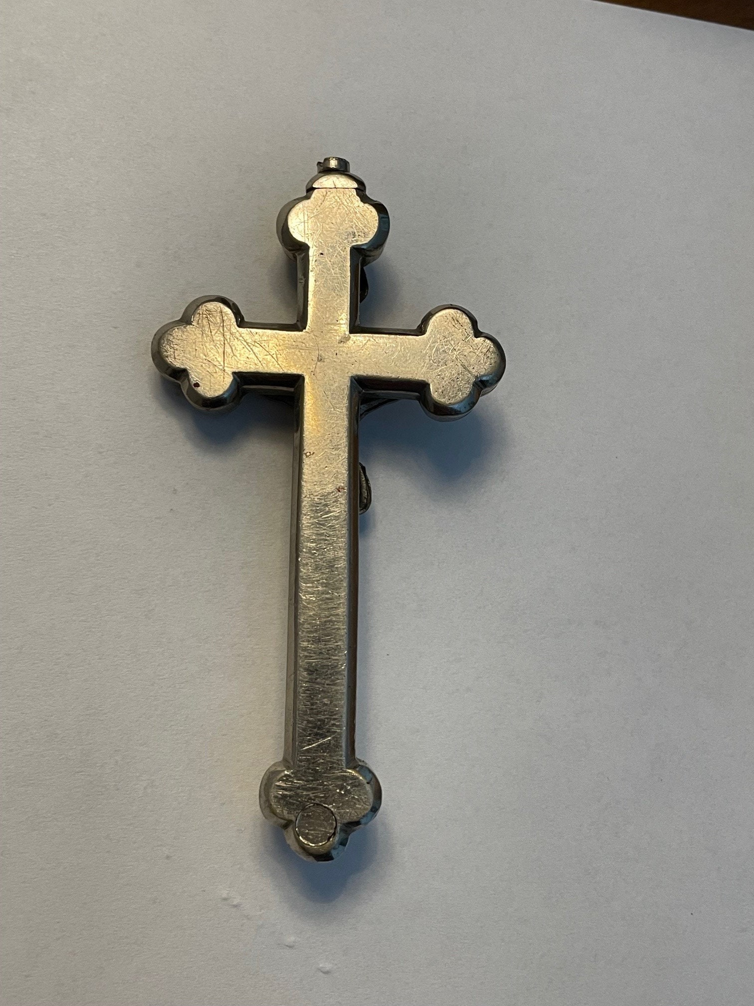 Large French Antique Multi Relic Cross Metal and Ebony Crucifix 19th - Etsy