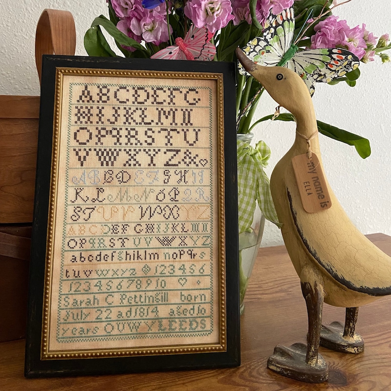 Victorian Motto Sampler - Etsy