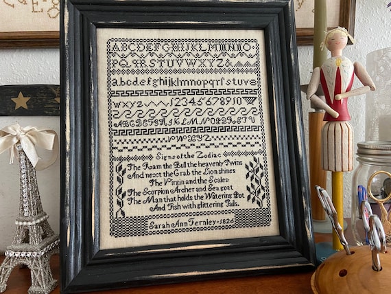 Sarah Ann Fernley 1826 Sampler PDF E-pattern - Etsy