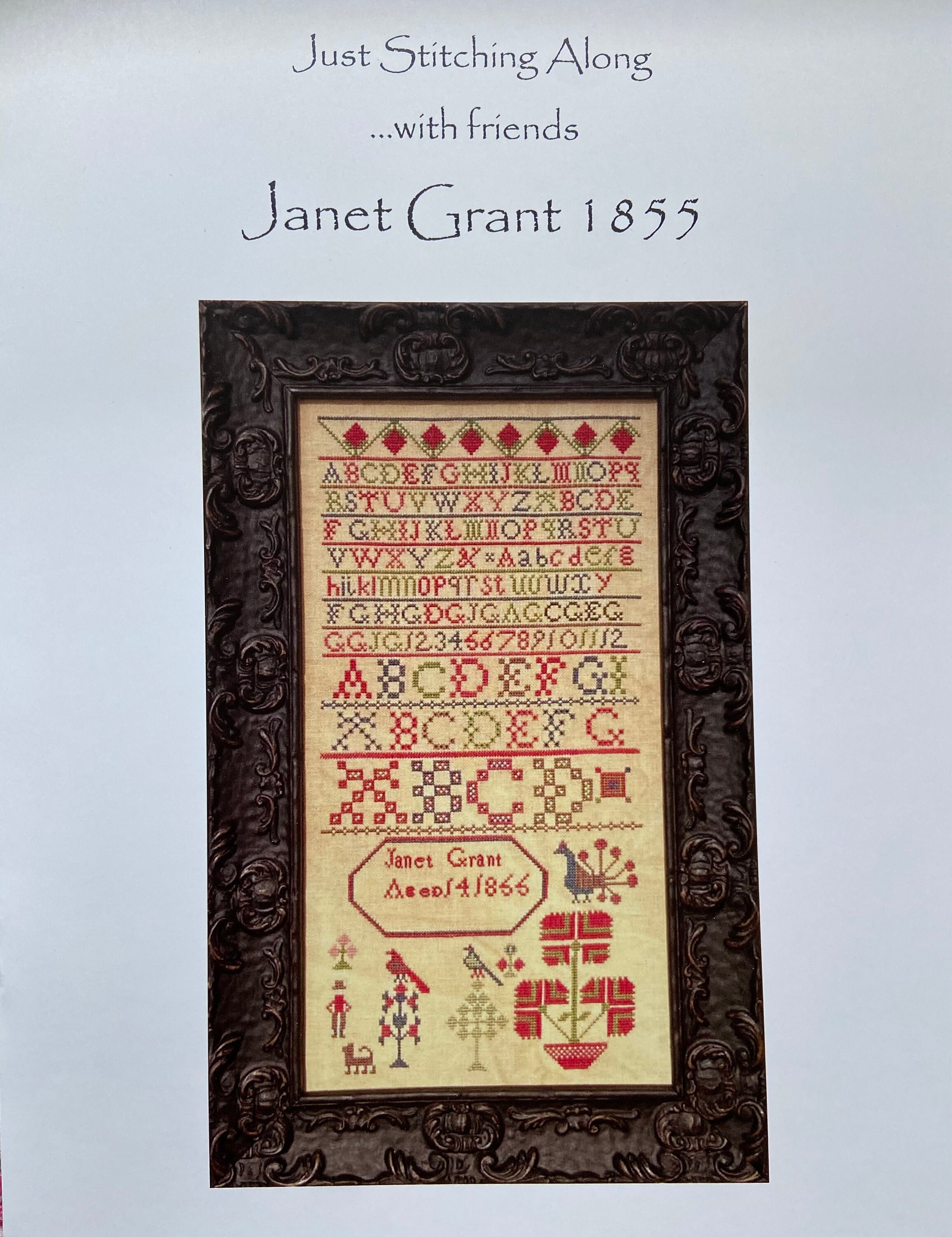 Janet Grant 1855 Sampler Chart - Etsy