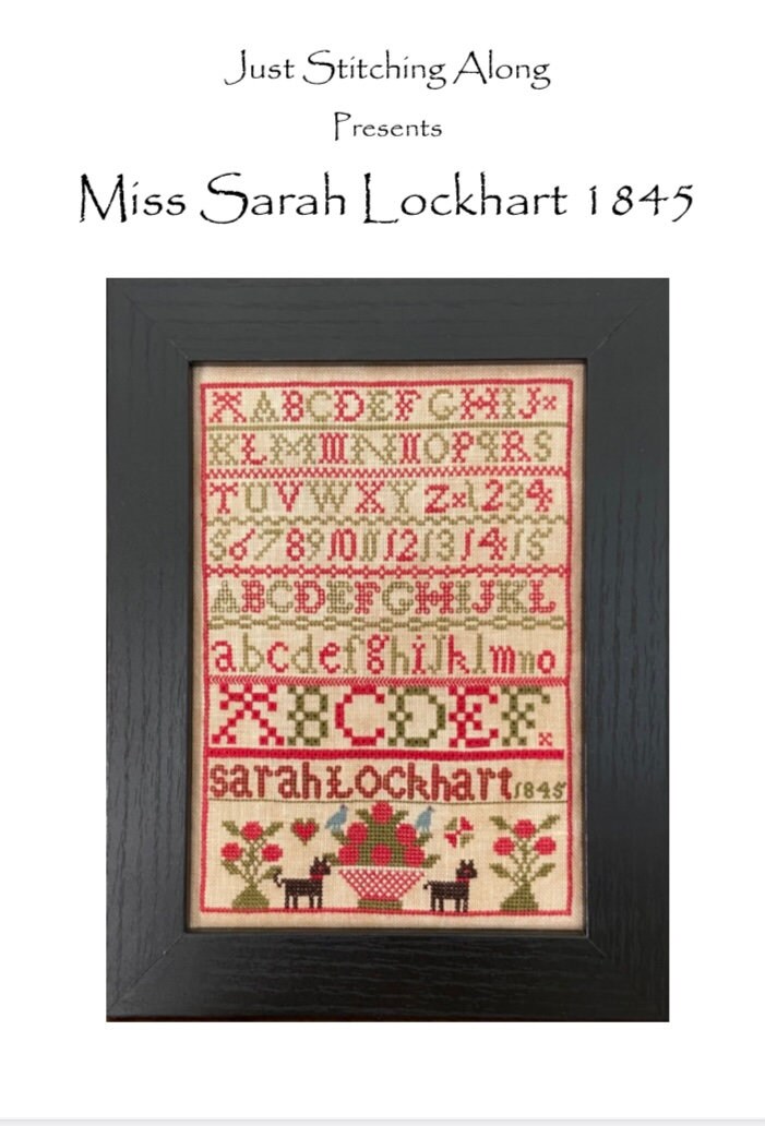 Sarah Lockhart 1845 Sampler Chart Booklet - Etsy