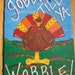 Turkey Welcome Signthanksgiving Signturkey Decorpainted - Etsy