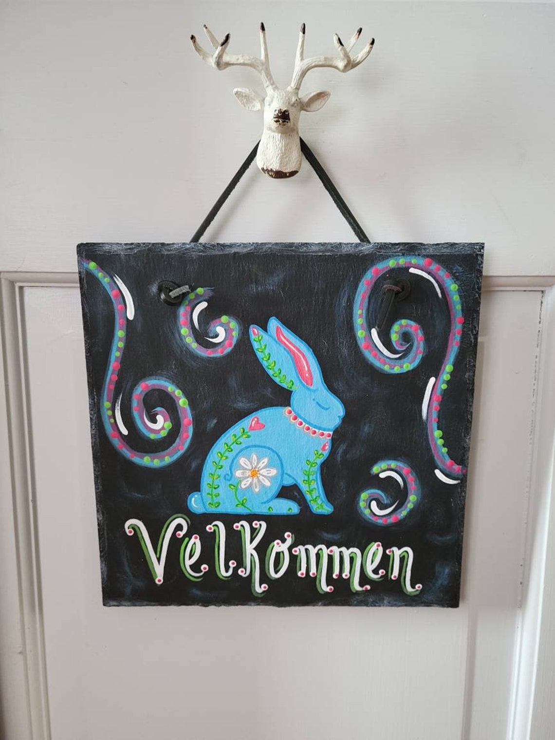 Norwegian Welcome Signvelkommen Signslate Welcome - Etsy
