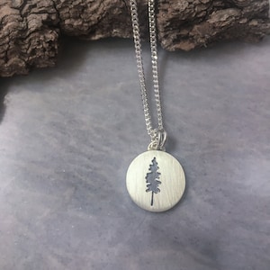 Strong, Independant, Stand Alone Cedar Tree (olive Cedar Studio's Logo) Pendant on a 18' Curb ...