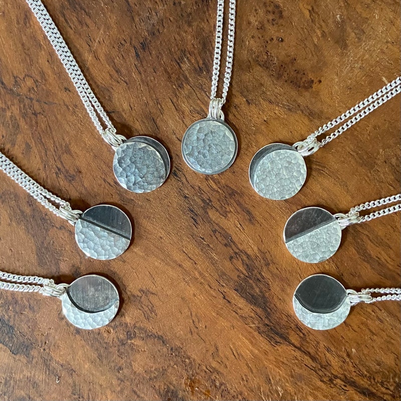 Full Moon Pendant - Etsy