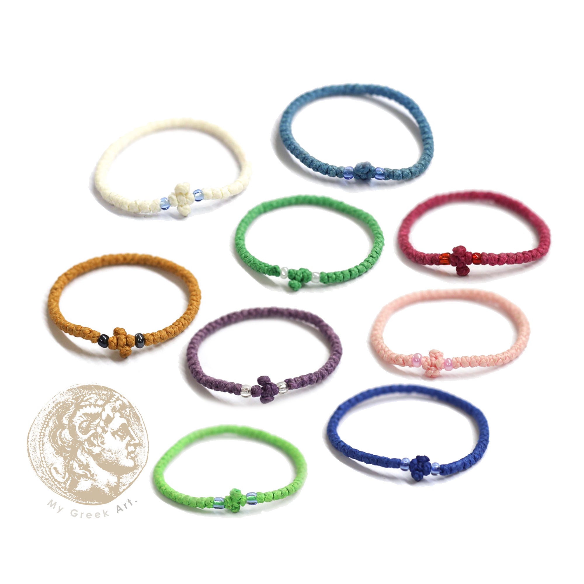 Komboskini, Greek Orthodox Prayer Bracelet, Fine Prayer Rope Different ...