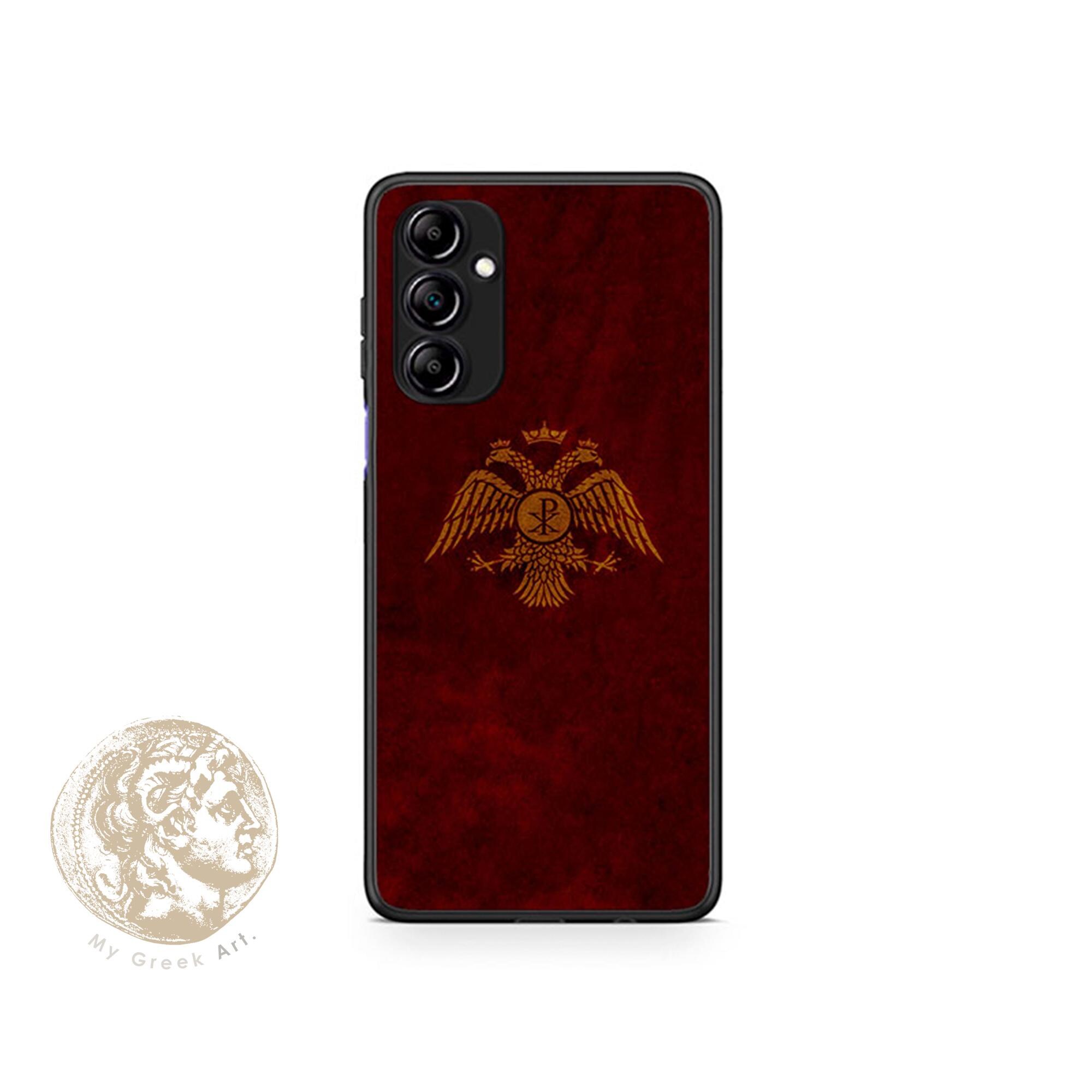 Byzantine Double-headed Eagle, Mobile Phone Case, Vintage Red - Etsy