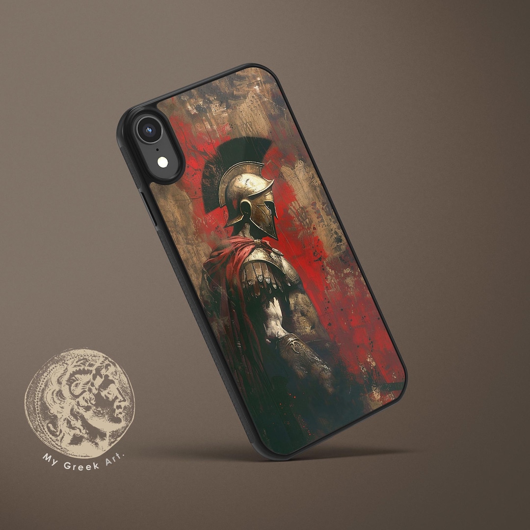 Spartan Warrior, Mobile Phone Case, Ancient Greece, Patriotic - Etsy