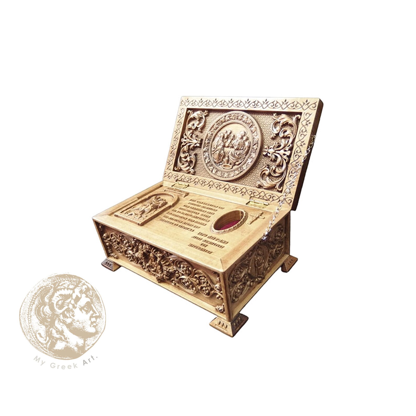 Wooden Carved Reliquary With Representation Ideal for a Relic - Etsy